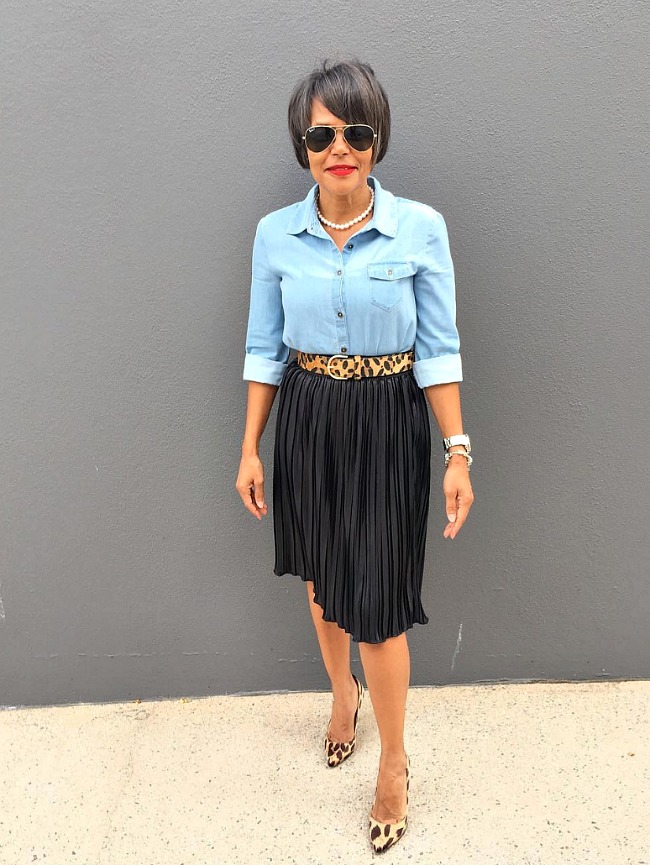 How to Mix Textures and Colors Over 40 ~ What I Wore