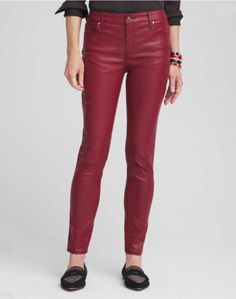 How to Wear Red Skinny Jeans and Look Classy at Any Age