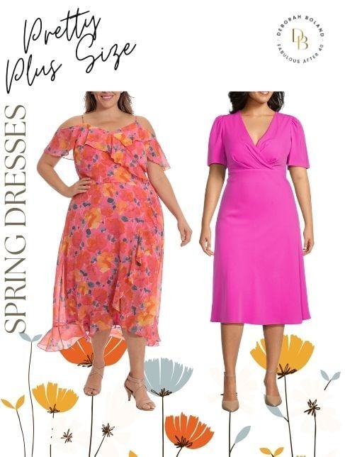 Pretty Plus Size Spring Dresses in the Latest Colors! - Fabulous after 40