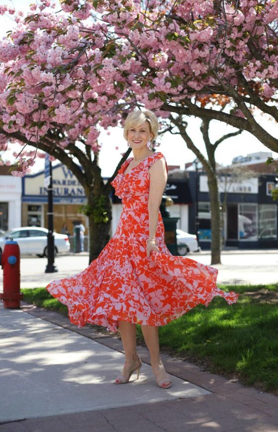 Summery Handkerchief Hem Dress: Give it a Twirl! - Fabulous after 40