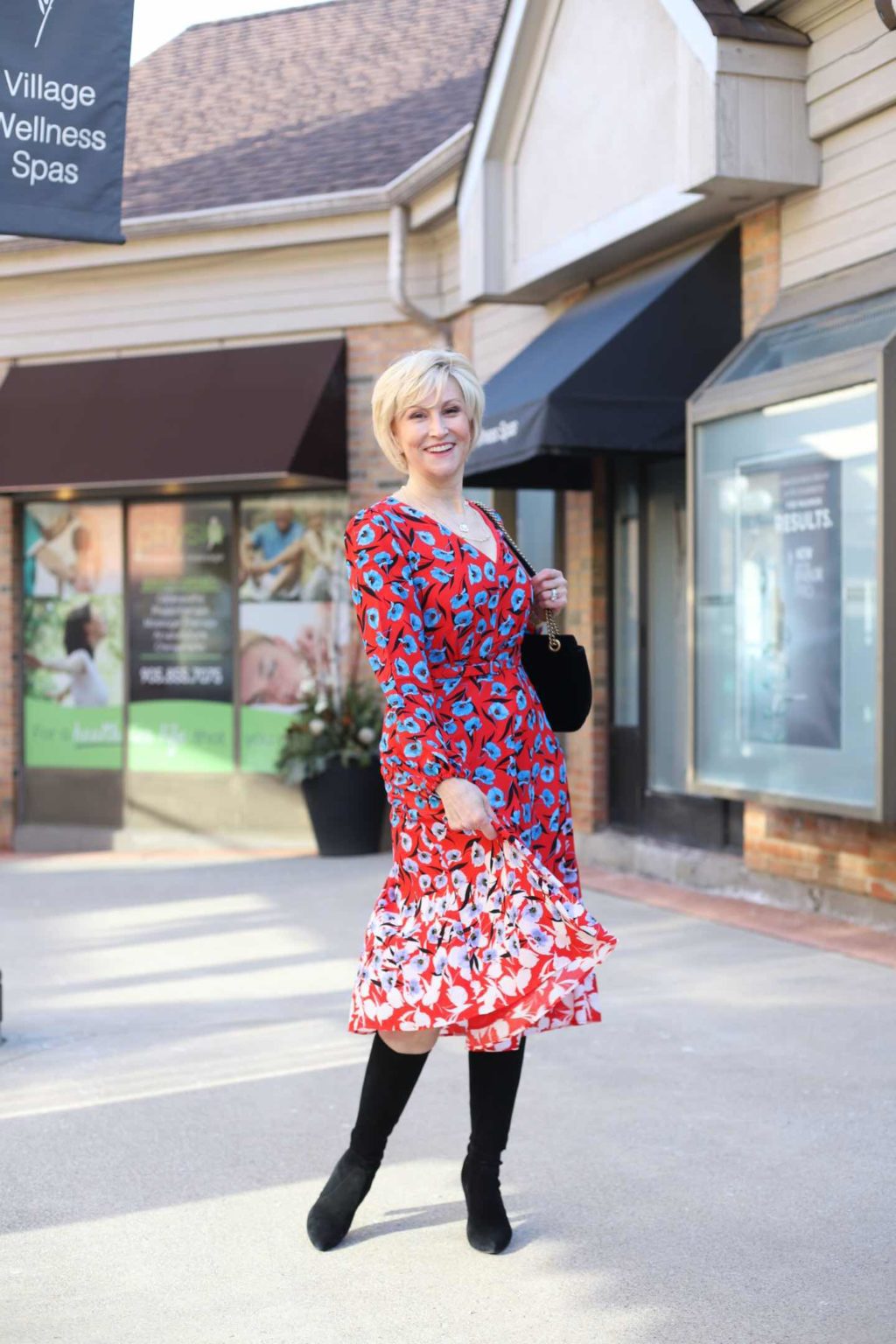 The Perfect Red Dress for Valentine's Day Dinner - Fabulous after 40