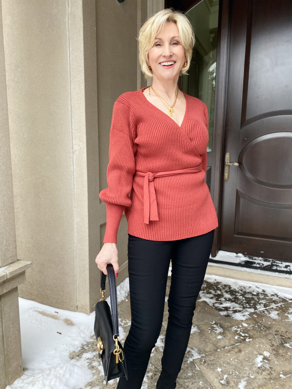 Wrap Sweater Tops: Flattering and Elegant - Fabulous after 40