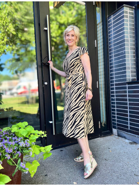 Zebra Print Dress: Channel Your Wild Side with Style - Fabulous after 40