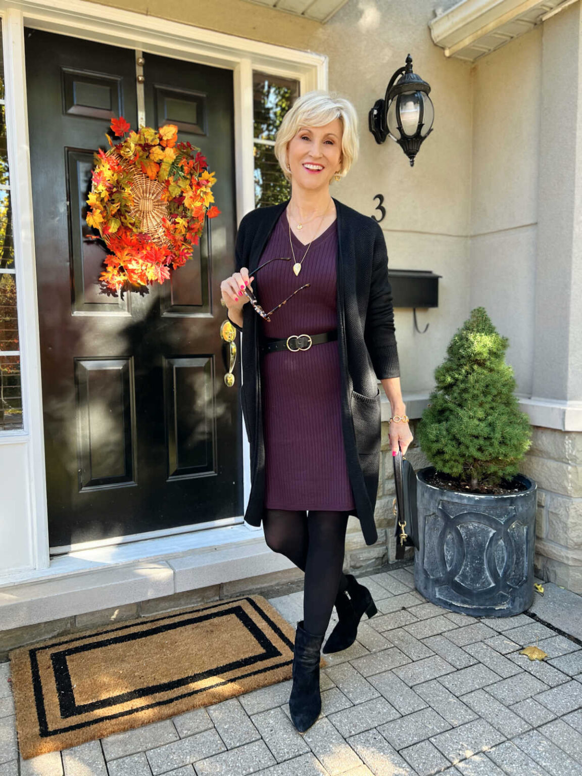 How to Wear a Sweater Dress Over 50 and Look Fabulous! - Fabulous after 40