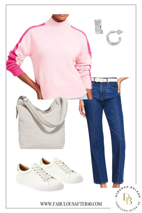 How to Style Colorblock Sweaters With Jeans for a Modern Look