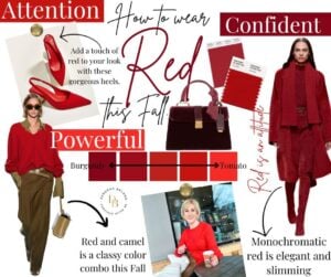 10 Easy Ways to Wear Red in Fall - Fabulous after 40