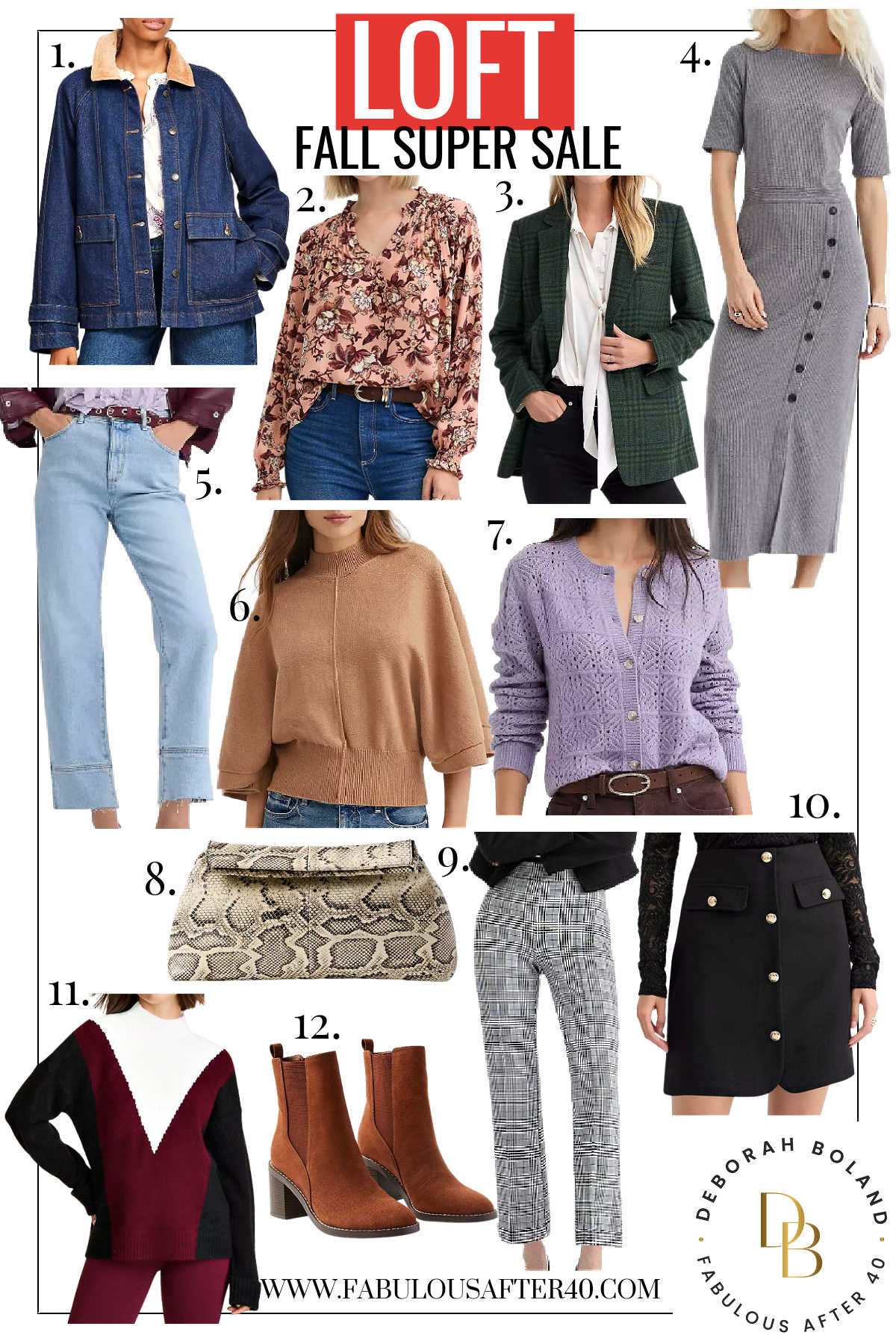 Save Up To 50% at the LOFT Fall Super Sale - Fabulous after 40